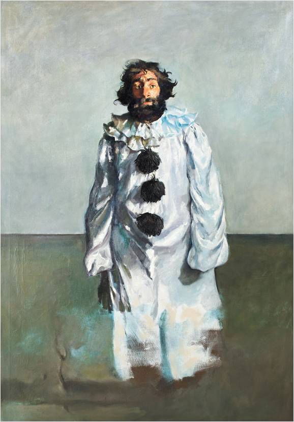 Gentleman (Terry Goldstone) in Pierrot costume. | Robert Lenkiewicz ...
